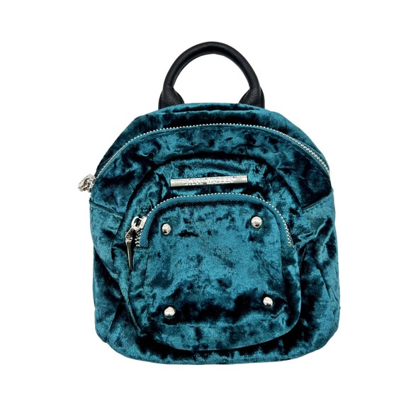 Steve Madden | Bags | Steve Madden Blue Green Crushed Velvet Mini ...